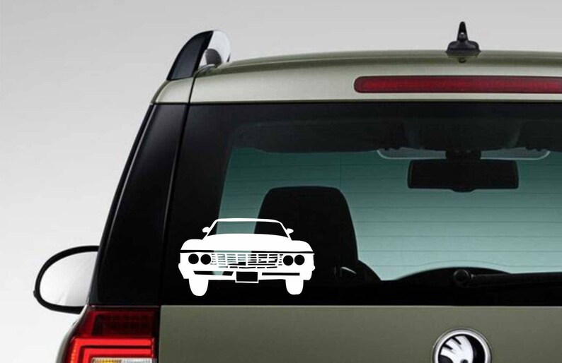 Supernatural Impala 1967 Decal Supernatural vinyl decals | Etsy