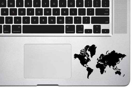World Map Decal World Map Sticker Adventure Decal Travel | Etsy UK
