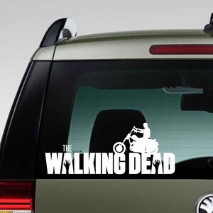 Daryl Dixon Chopper Decal,walking Dead,zombie,laptop Decal,vinyl Decals ...