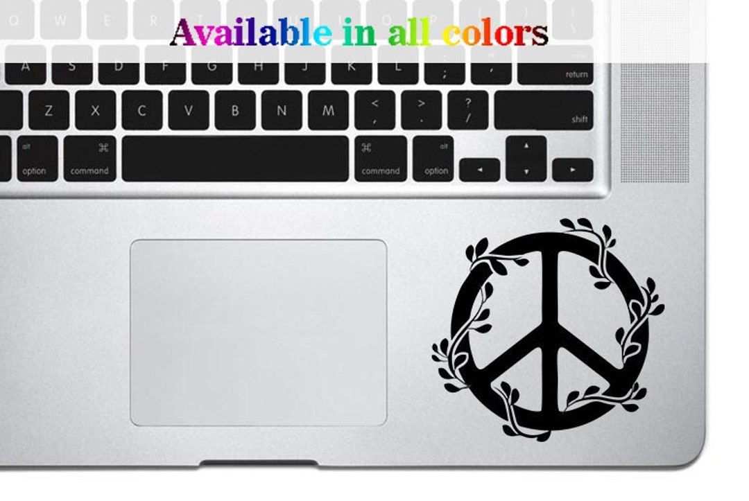 Peace Symbol Vinyl Decal,vinyl Decals, MacBook Decal, Wall Sticker, Car ...