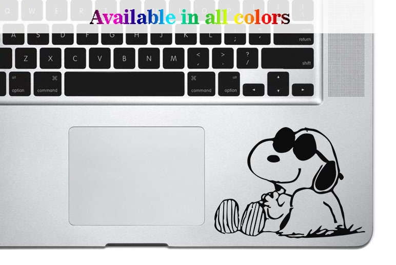 Snoopy Resting Vinyl Decal Snoopy Stickermacbook - Etsy