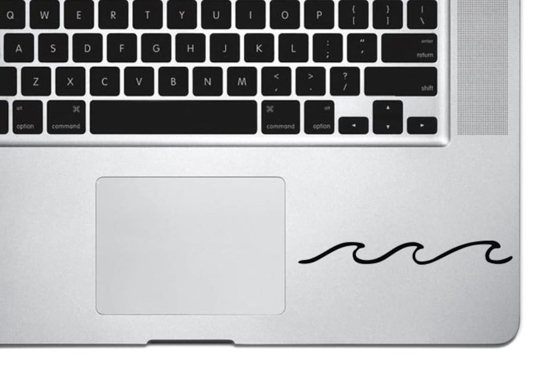 Wave Vinyl Decal, Laptop Decal, Vinyl Decals, MacBook Decal, Wall ...