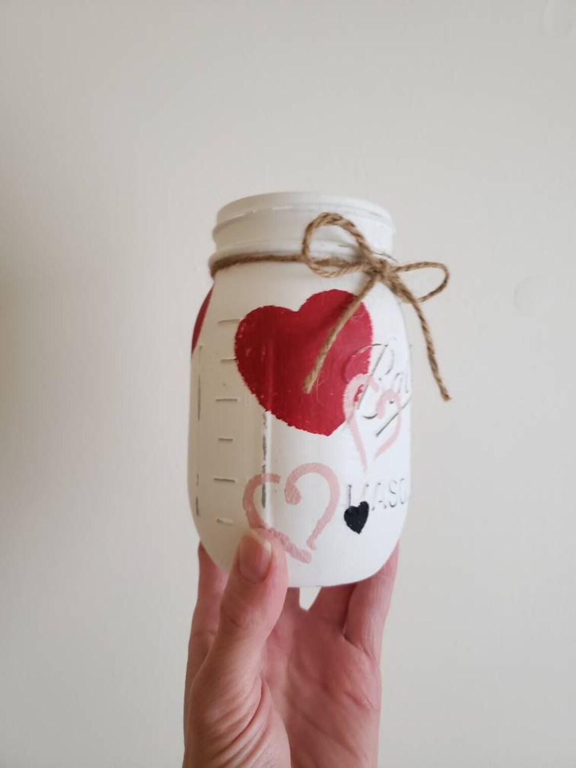 Set of 3 Valentine's Day Mason Jar Centerpiece Mason Jar | Etsy