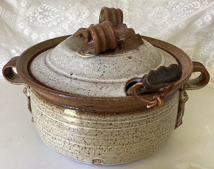 Stoneware Soup Tureen With Ladle. Handmade. Wheel Thrown. Functional ...