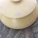 REDUCED Art Deco Swan Down Silk and Celluloid Powder Puff Hand Painted ...