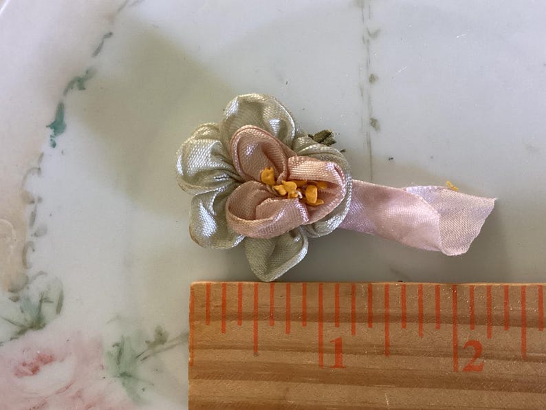 REDUCED! Antique Silk Edwardian Ribbon Work, 4 Pcs., Sold Individually ...