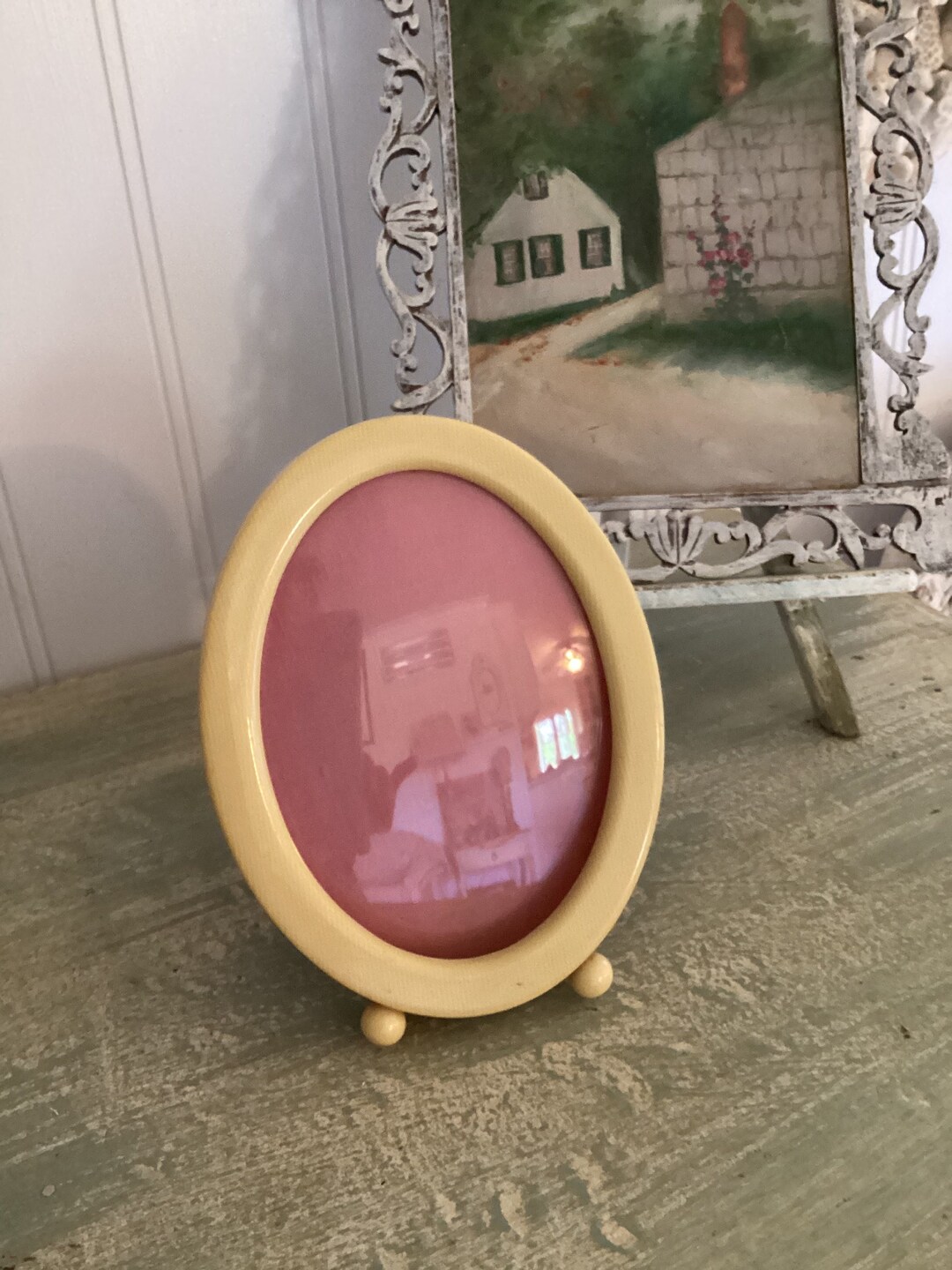 REDUCED Art Deco 1920s Oval Pyralin Celluloid Easel Photo - Etsy