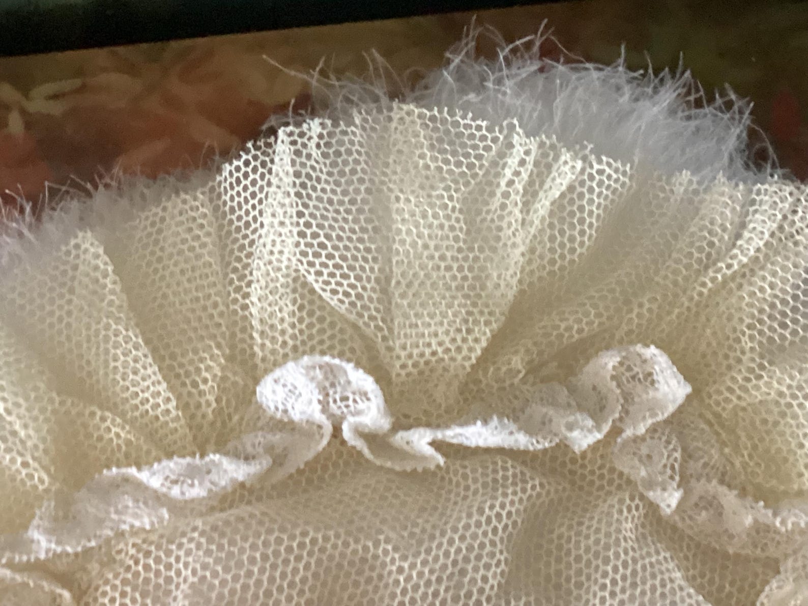 Reduced!antq. Large 6.5” Swan Down Powder Puff, Antique Silk Ribbon ...