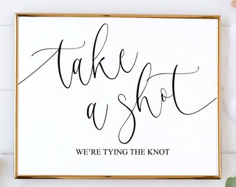 Take a Shot Sign - Etsy