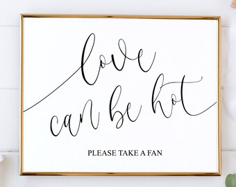 Wedding Fan Sign | Etsy