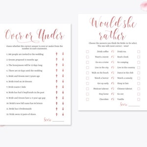 12 Bridal Shower Games Printable Bridal Shower Bundle Bridal - Etsy Canada