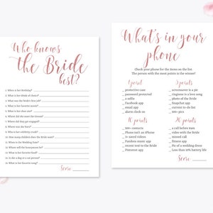 12 Bridal Shower Games Printable Bridal Shower Bundle Bridal - Etsy Canada