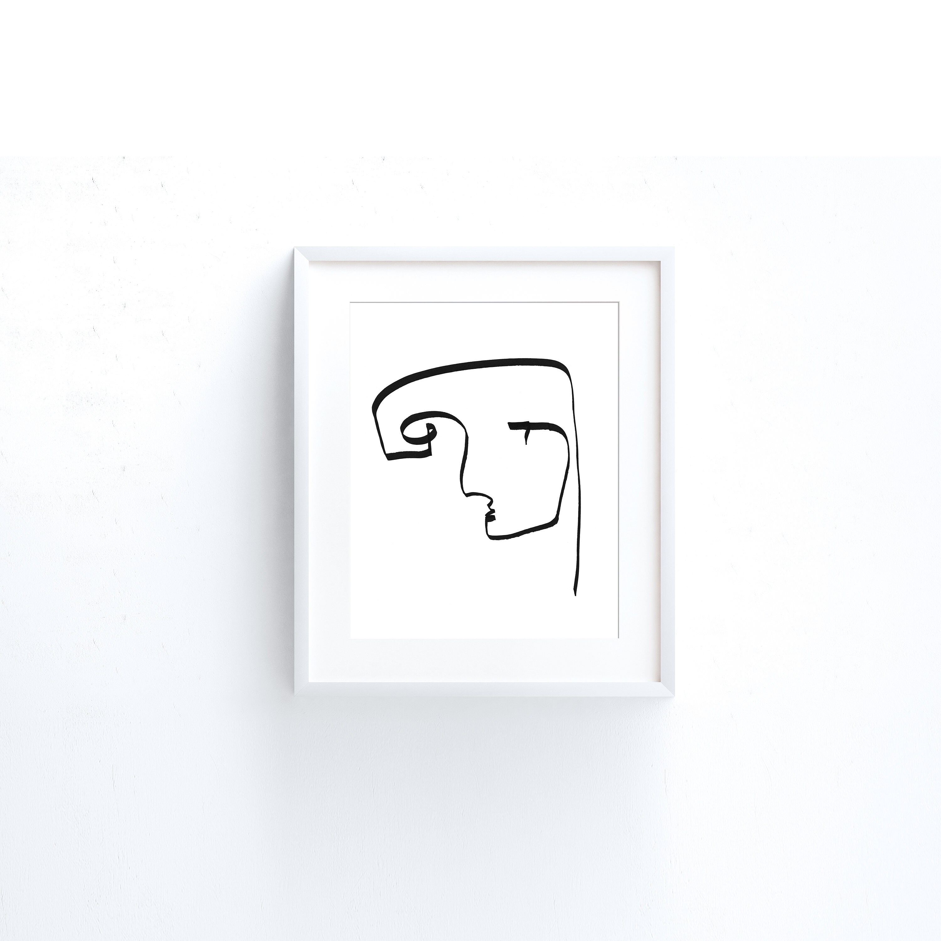 Line Art Printable Line Drawing Print Modern Print Download - Etsy ...