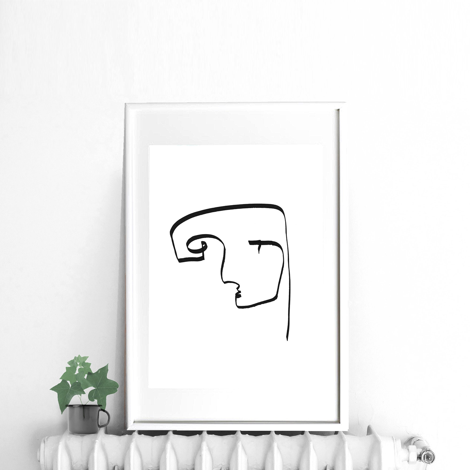 Line Art Printable Line Drawing Print Modern Print Download - Etsy ...