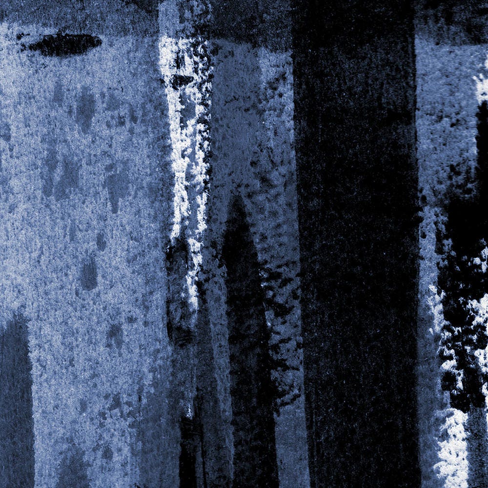 Navy Blue Watercolor Printable, Downloadable Print, Printable Living ...