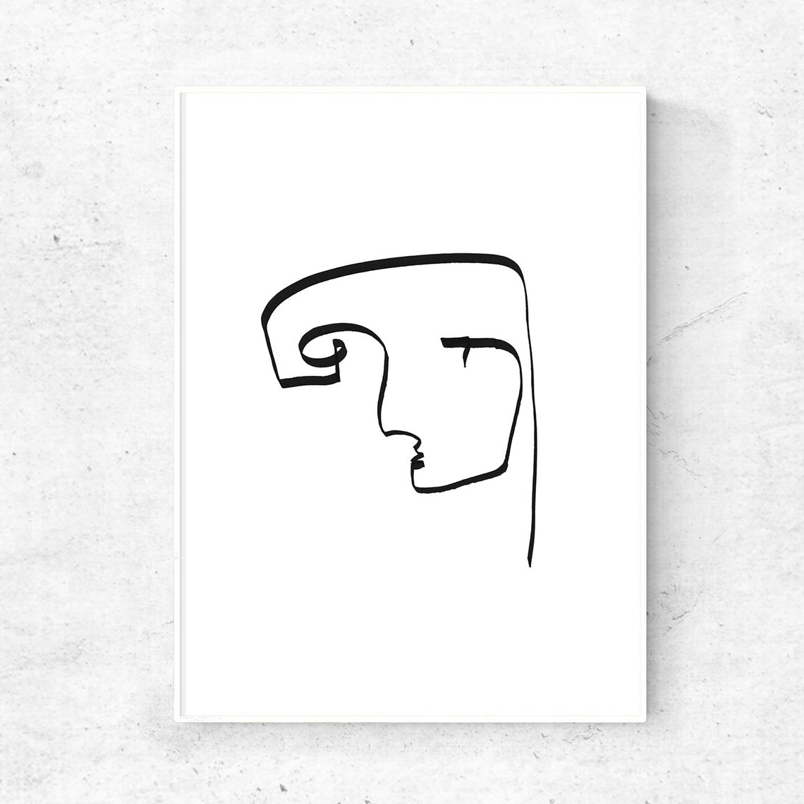 Line Art Printable Line Drawing Print Modern Print Download - Etsy ...