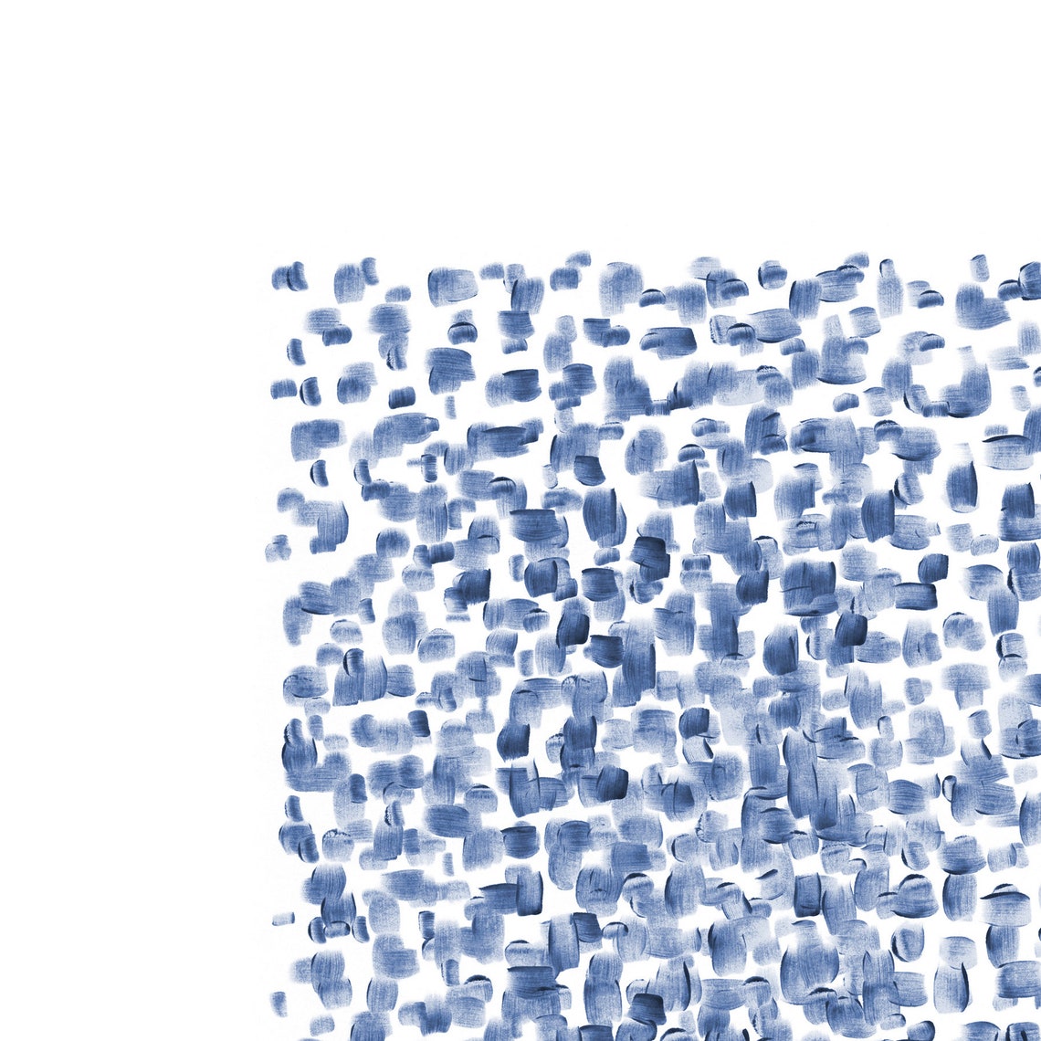 Navy Blue Printable Art Abstract Art Print Download Blue - Etsy