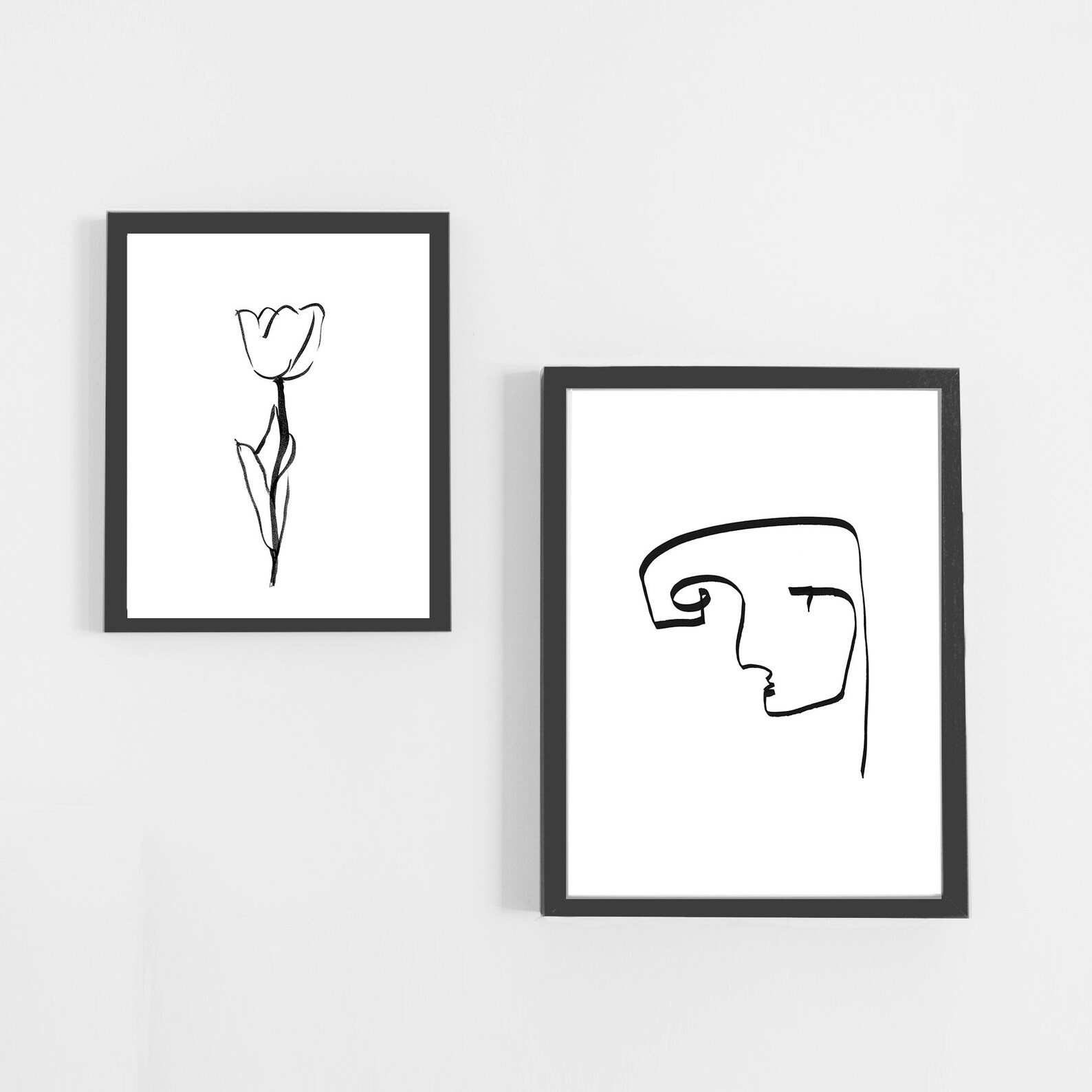 Line Art Printable Line Drawing Print Modern Print Download - Etsy ...