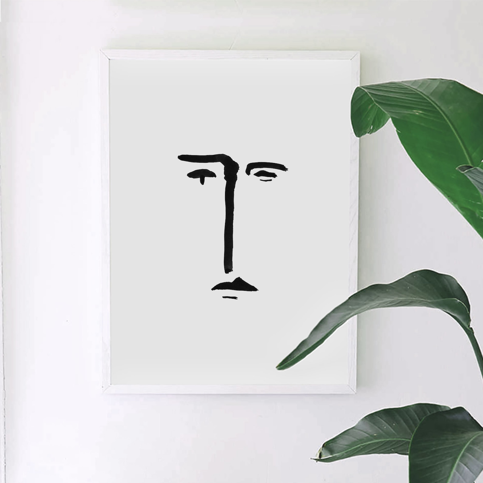 Minimal Art Print Black Line Print Sketch Art Black and - Etsy