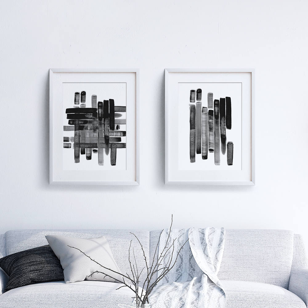 Art & Collectibles Black A4 ART PRINTABLE Abstract Design Drawing ...