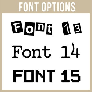 Iron on Letters and Numbers - Choice of Sizes, Colours and Fonts - Etsy