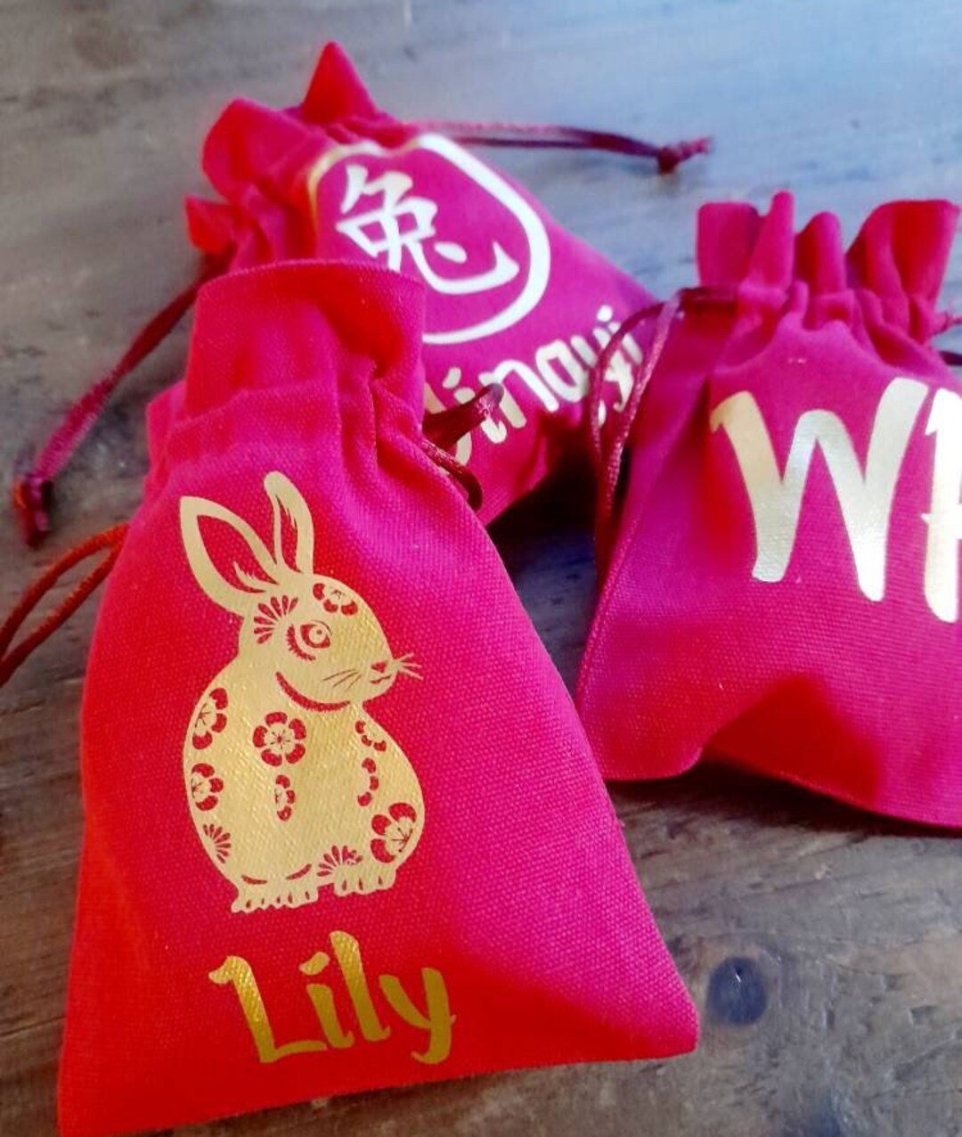Chinese New Year Bags, Year of the Rabbit - Etsy UK