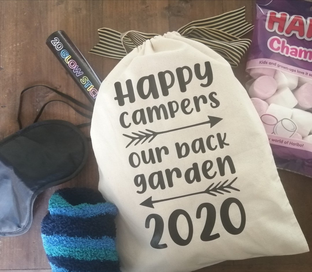 Personalised Camping Goodie Bag - Camping Party - Etsy