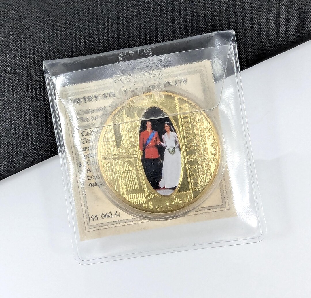 2011 William & Catherine Kate Royal Wedding Coin Limited Edition - Etsy