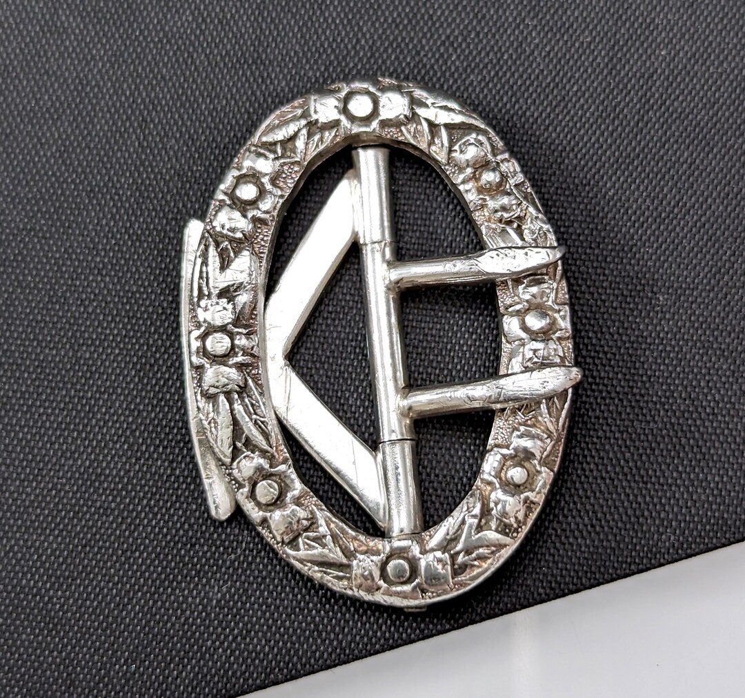 Vintage Sterling Silver Knee Breeches Buckle Hallmarked 1960s - Etsy