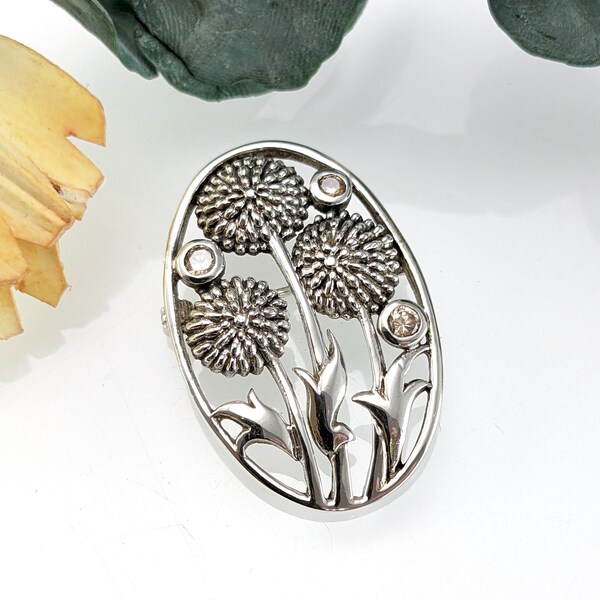 Dandelion Brooch - Etsy