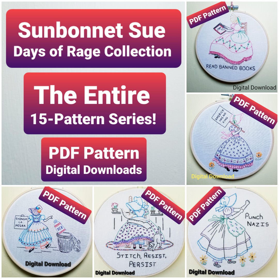Sunbonnet Sue, Days of Rage - the ENTIRE 15-piece Collection! Digital ...