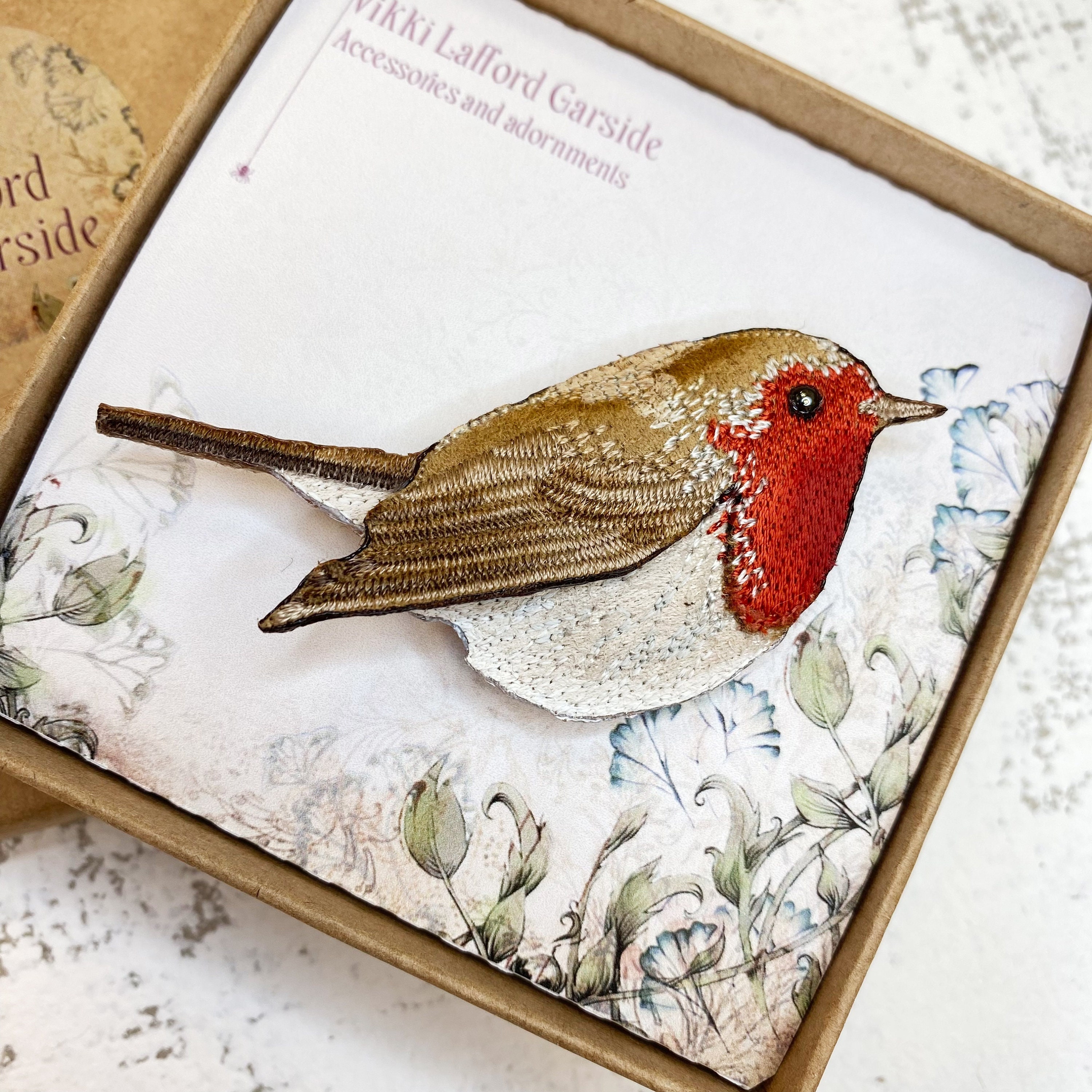 Robin Brooch, Bird Pin - Etsy