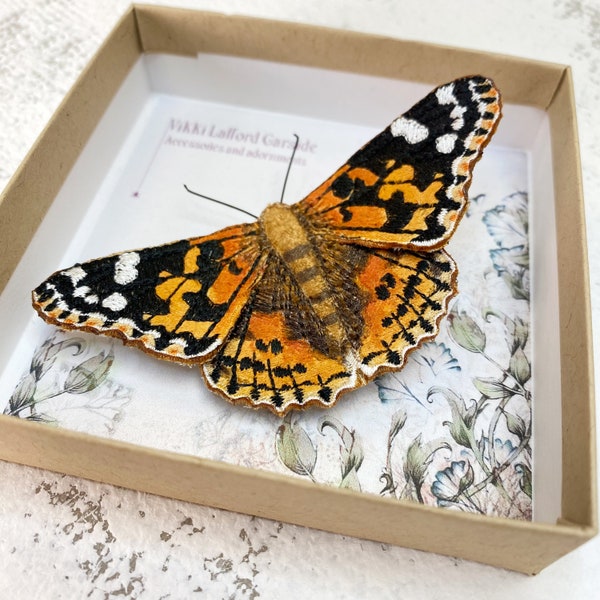 Hand Painted Brooch - Etsy