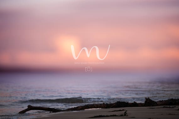 Sunset Beach Digital Background | Etsy