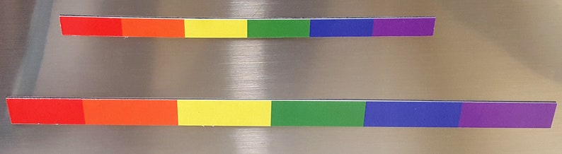 LGBT Gay Pride Rainbow Flag Car Vinyl Decal or Magnet Outdoor - Etsy