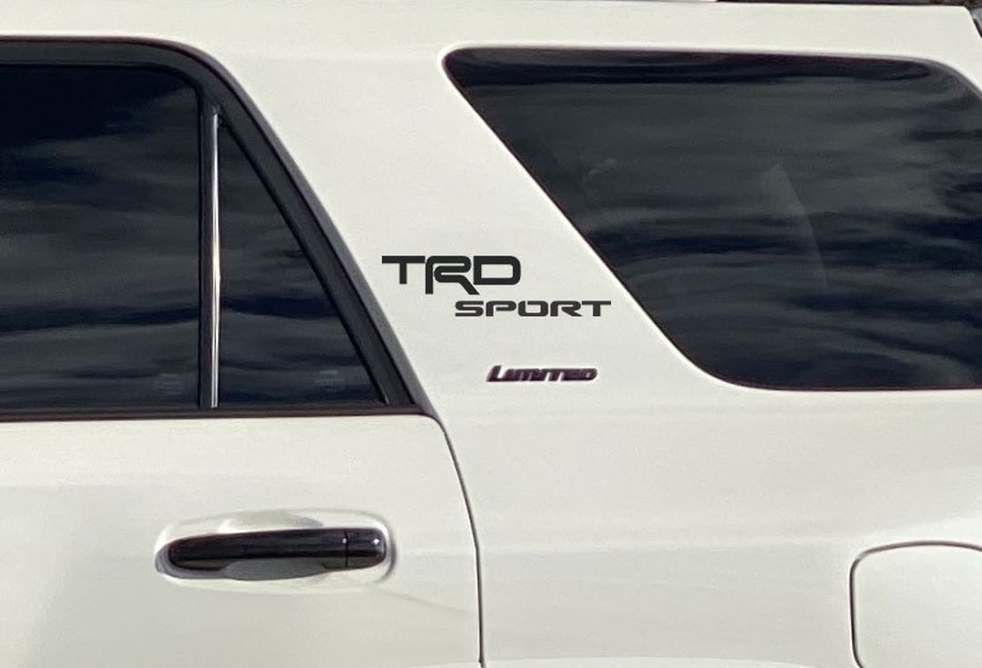 TRD SPORT Vinyl Decal Sticker 4runner Toyota Tacoma Tundra Truck Panel ...