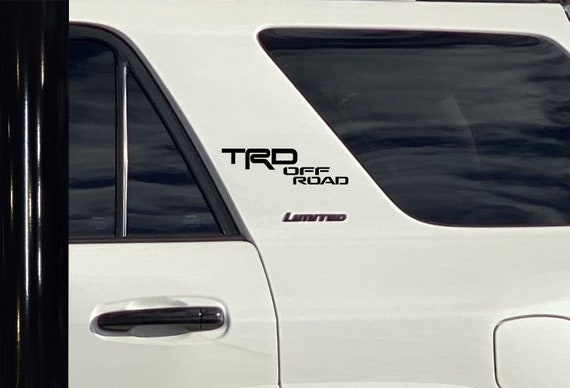 TRD off Road Vinyl Decal Sticker 4runner Toyota Tacoma Tundra - Etsy