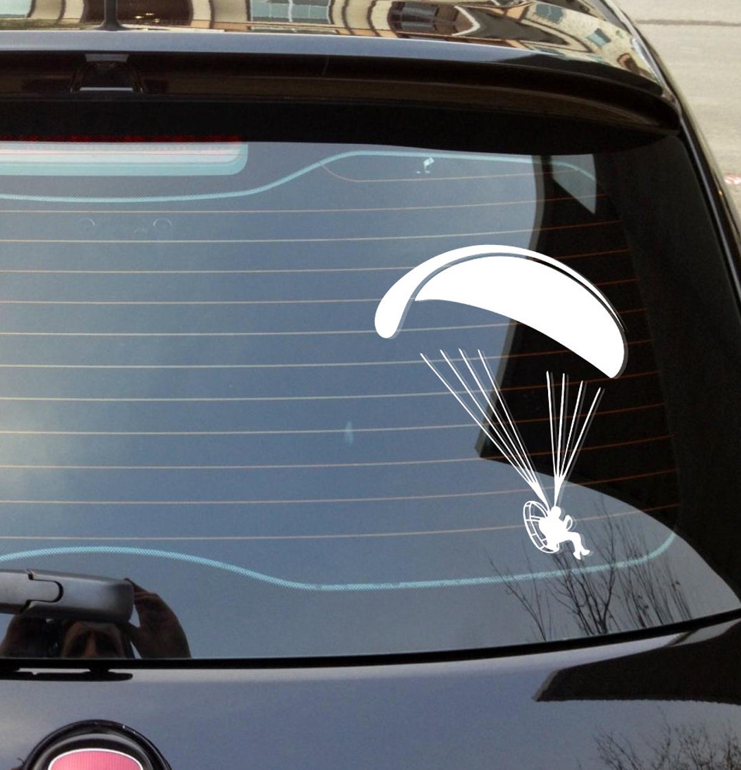 Paramotor Ppg Powered Paraglider Vinyl Decal Sticker (2 Pack) USA - Etsy