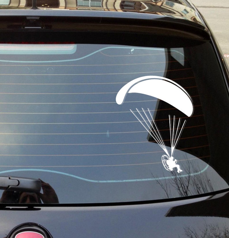 Paramotor Ppg Powered Paraglider Vinyl Decal Sticker 2 Pack - Etsy