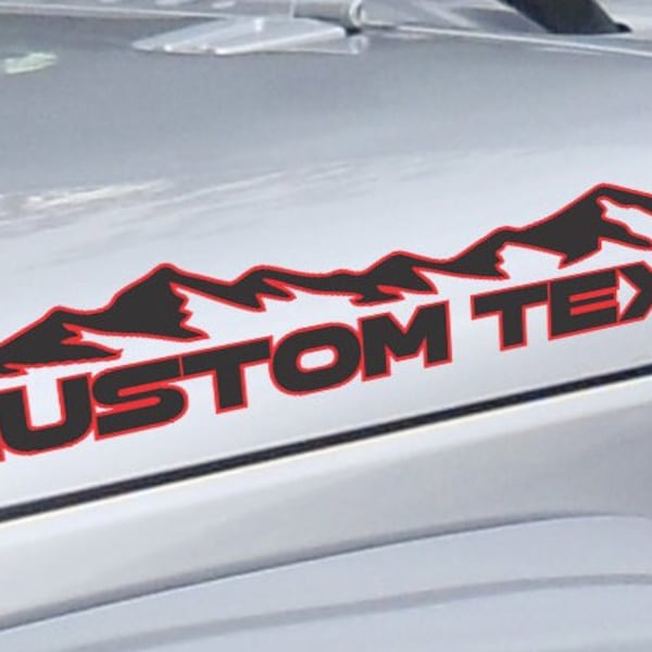 Jeep Decal Mountain - Etsy