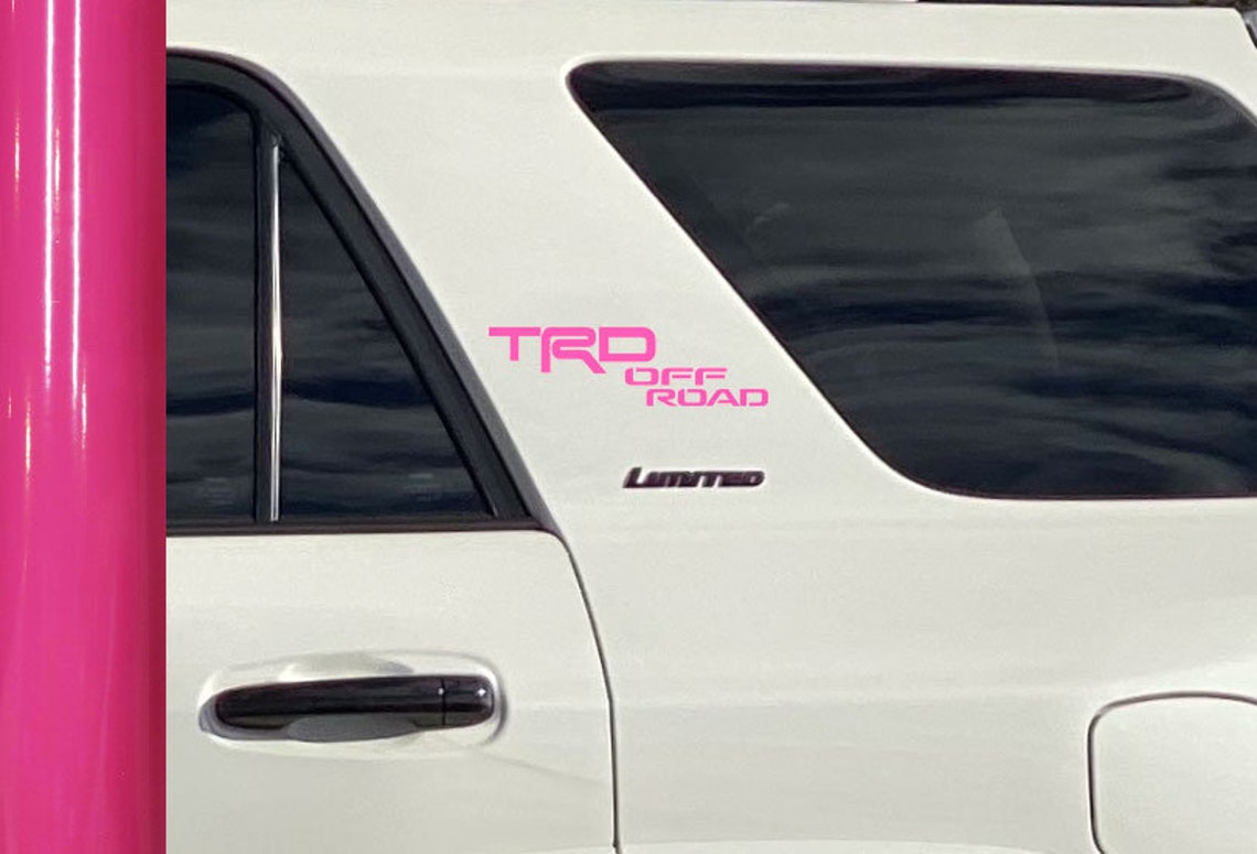 TRD off Road Vinyl Decal Sticker 4runner Toyota Tacoma Tundra - Etsy