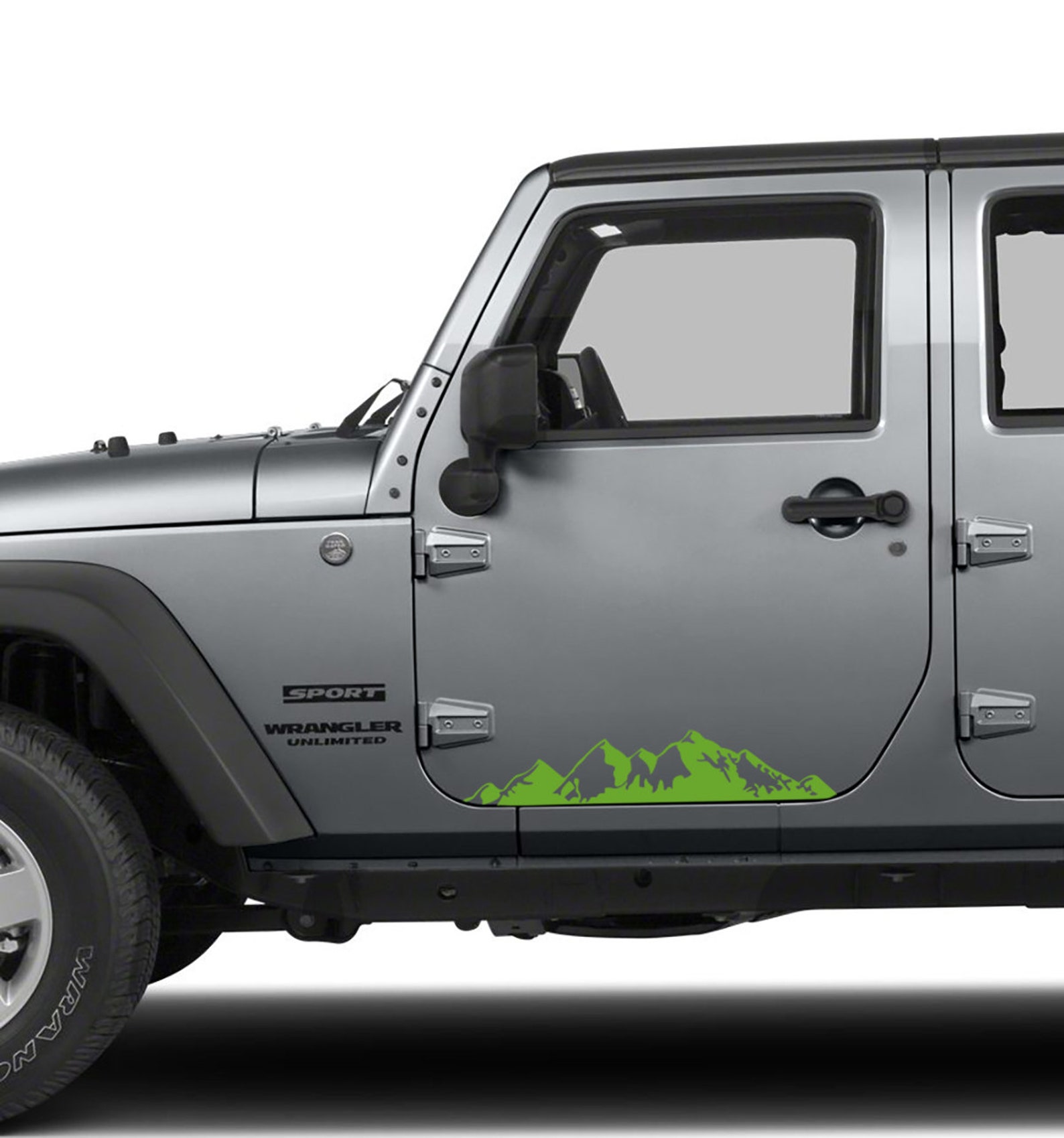 Mountains Decal for for Jeep WRANGLER Stickers Rubicon - Etsy