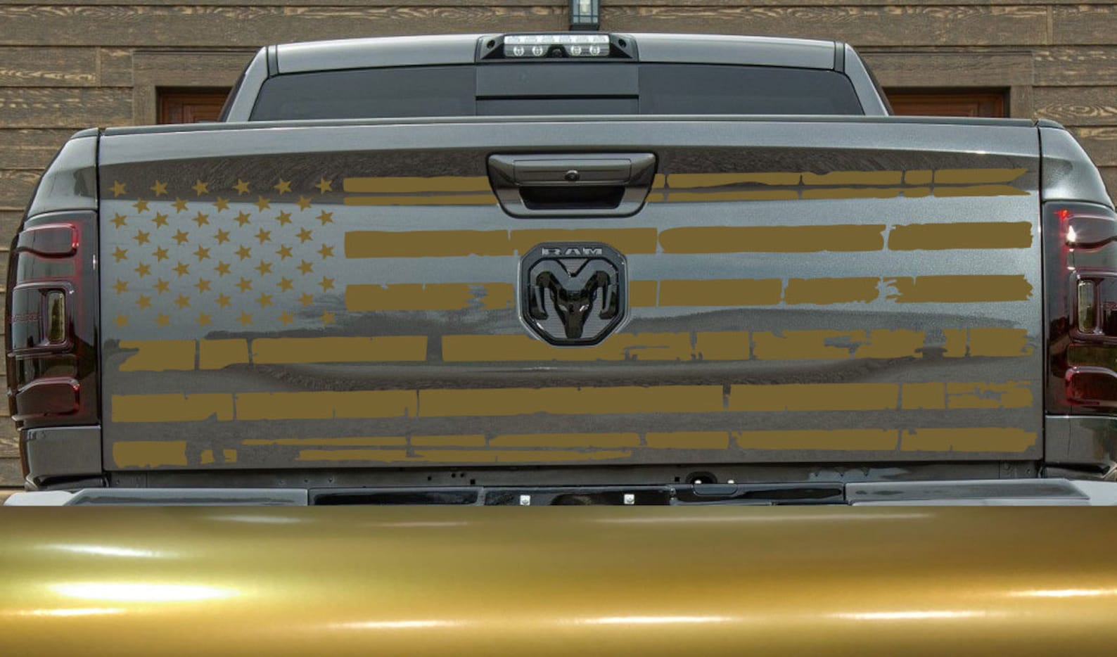 Tailgate Distressed American Flag Decal for Pickup Trucks Usa - Etsy