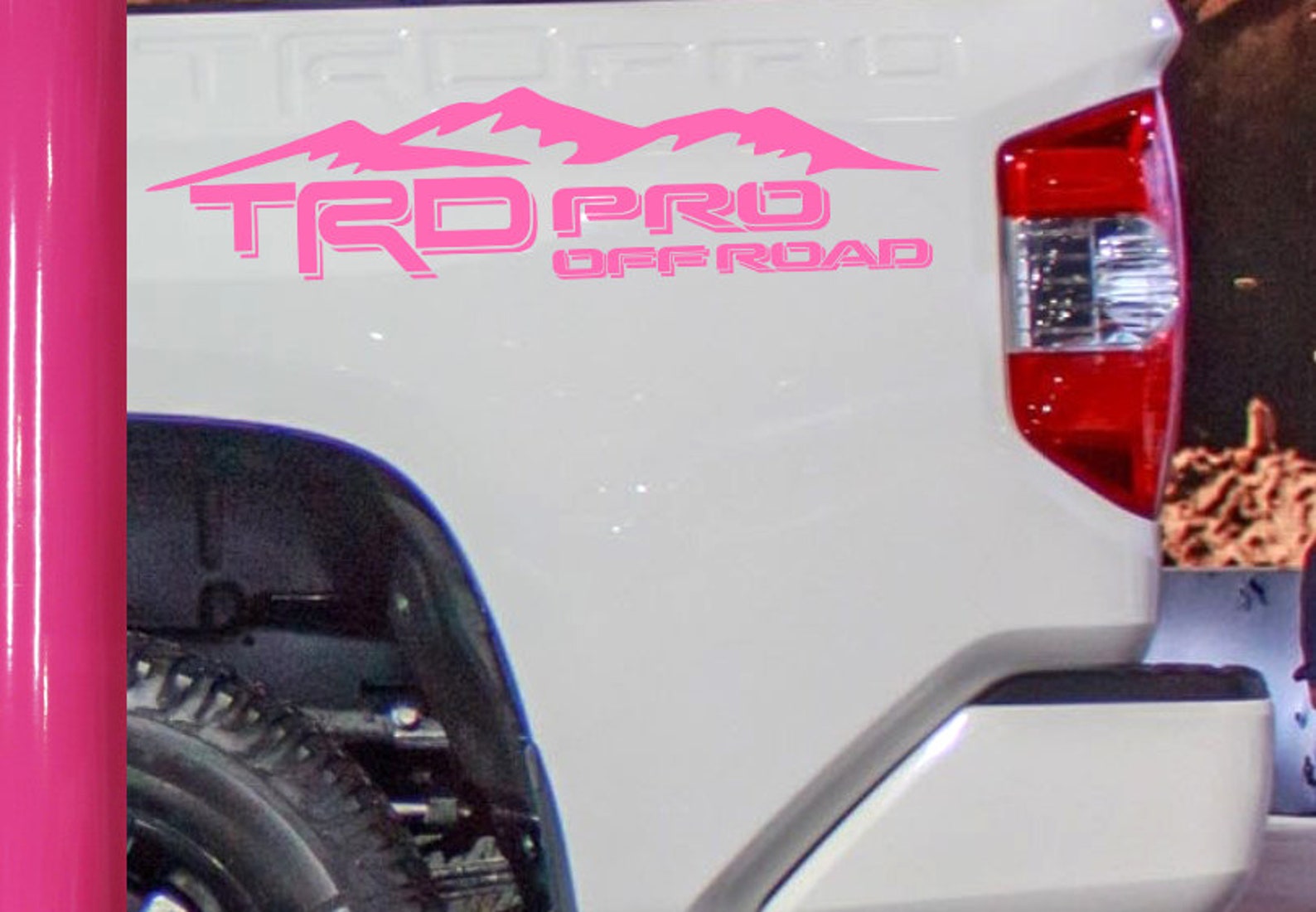TRD Pro off Road Vinyl Decal Sticker Toyota Tacoma Tundra - Etsy