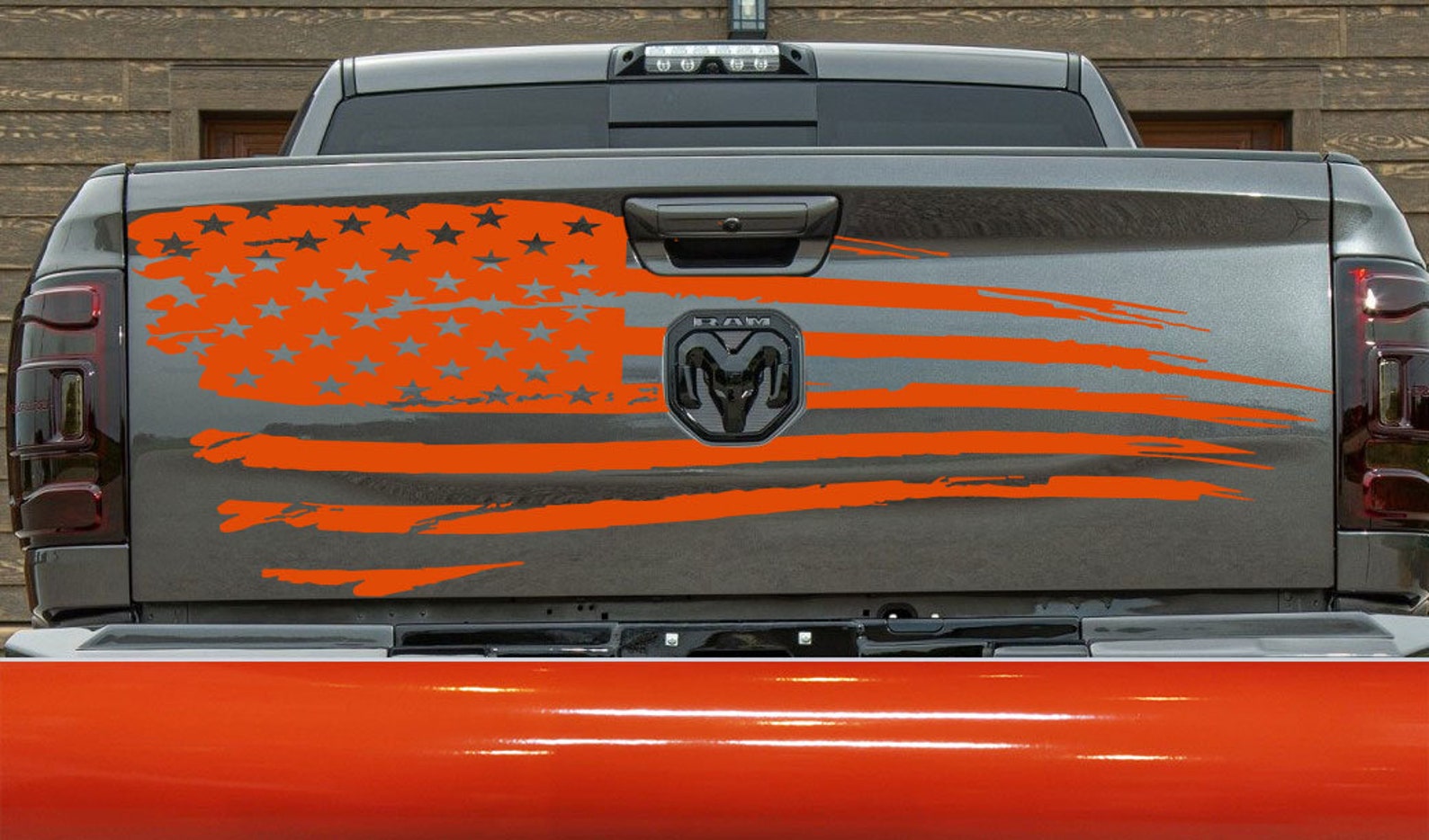 Tailgate Distressed American Flag Decal for Pickup Trucks Usa - Etsy