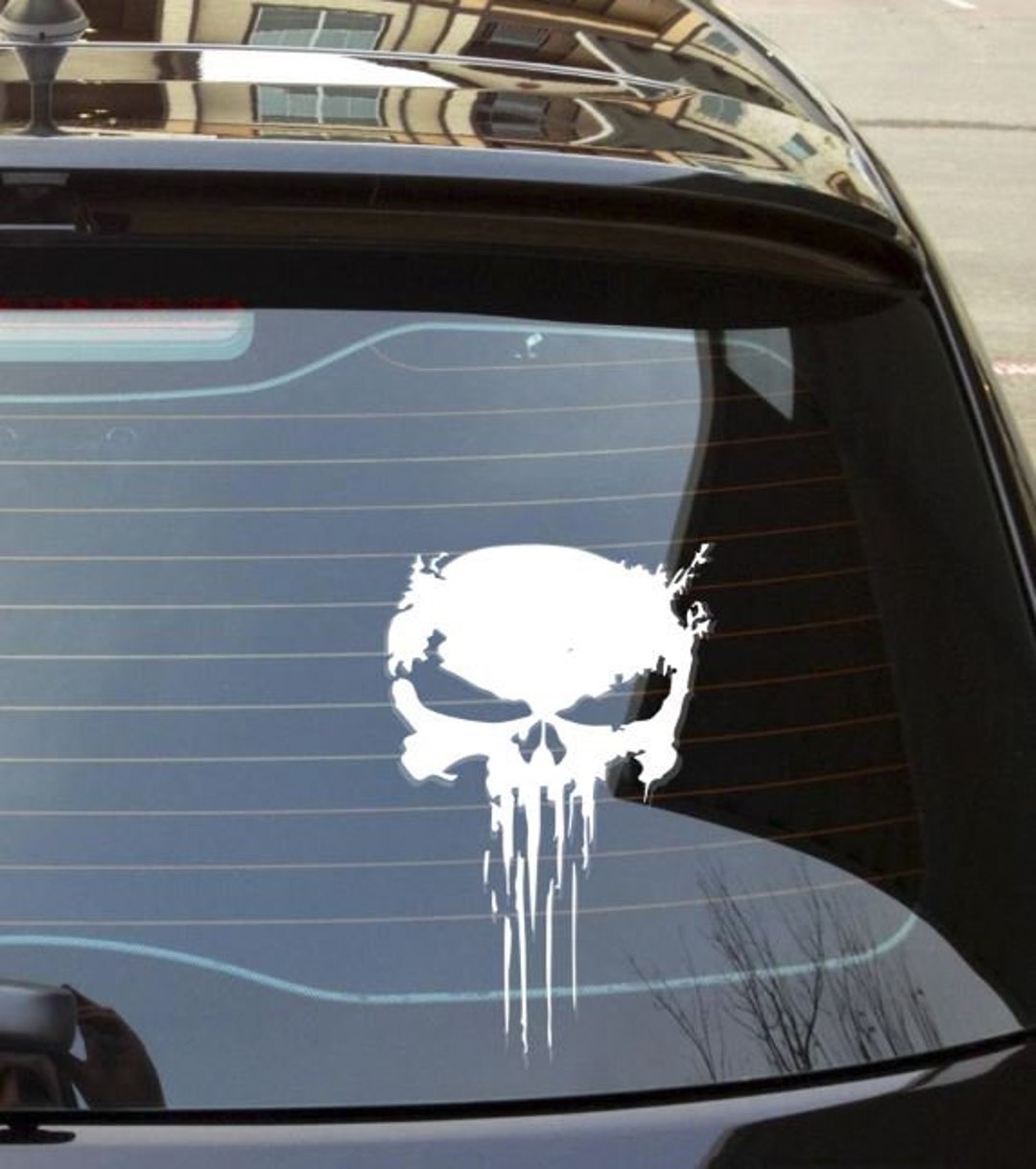 Punisher Decal Skull Sticker for Car Window Truck Etc (2 Pack) USA - Etsy