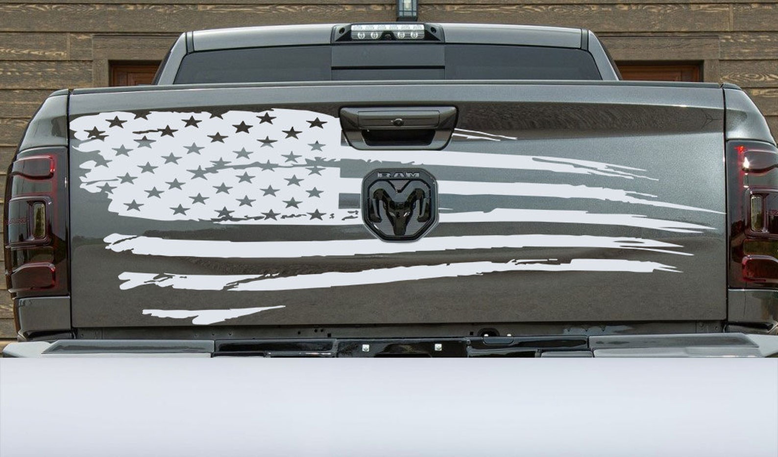 Tailgate Distressed American Flag Decal for Pickup Trucks Usa - Etsy