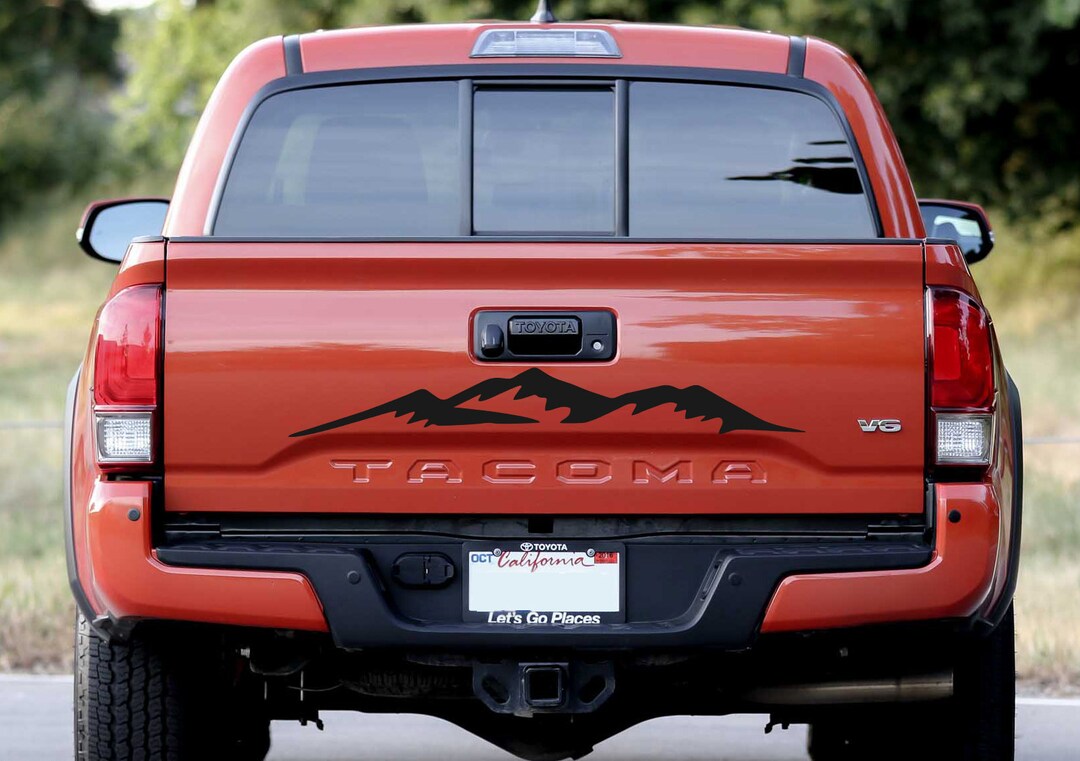 Mountains Range Vinyl Decal Sticker for Toyota Tacoma Truck 38" X 5" - Etsy