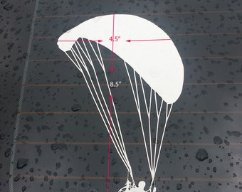Paramotor Ppg Powered Paraglider Vinyl Decal Sticker 2 Pack - Etsy