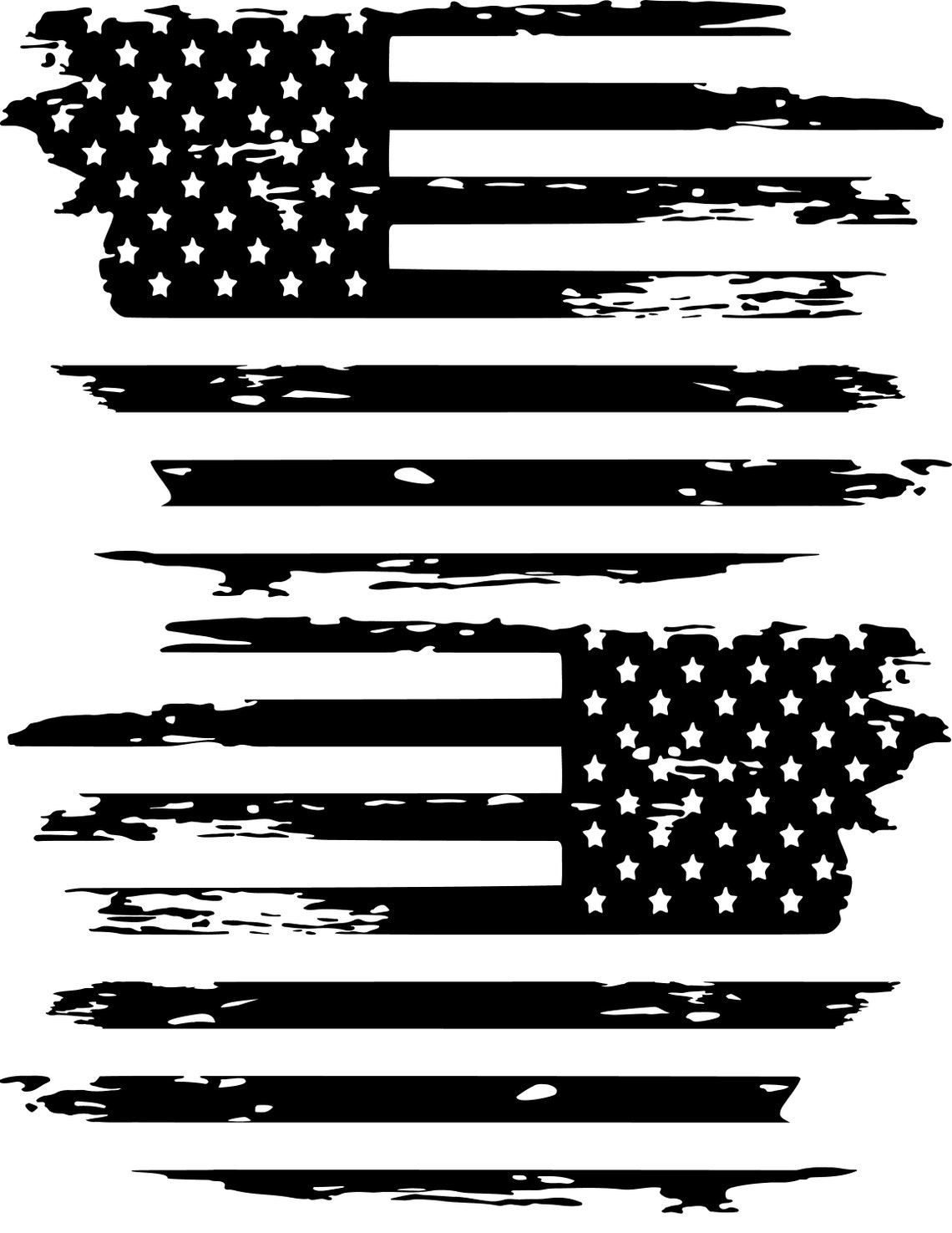 Distressed American Flag Decal for Jeep or Others Rear Window - Etsy